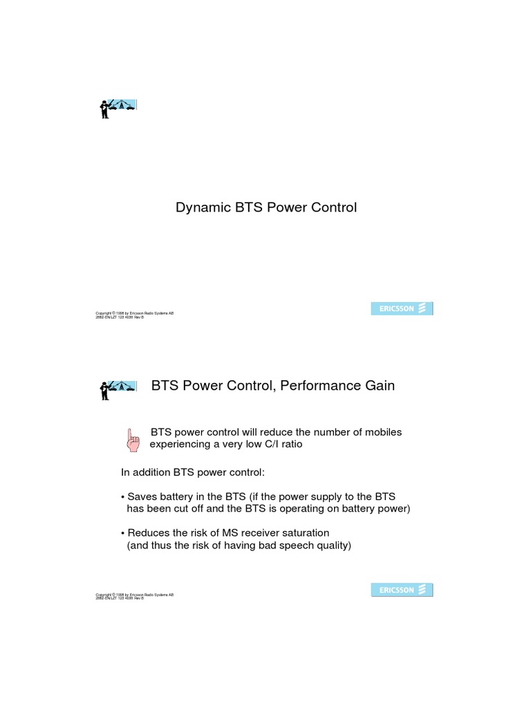 Dynamic BTS Power Control | PDF | Wireless | Telecommunications Engineering