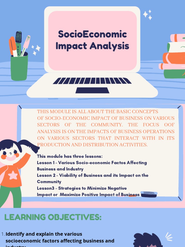 SocioEconomic Impact Analysis | PDF | Socioeconomic Status | Taxes