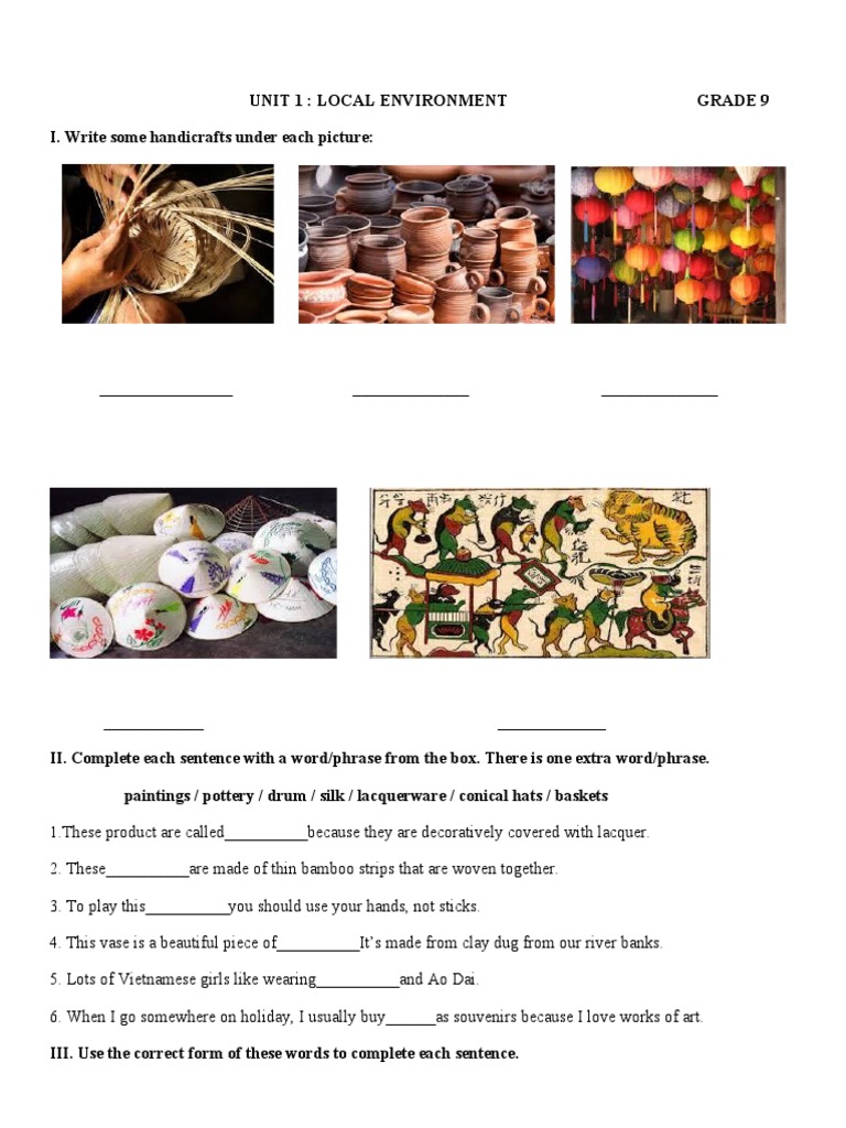 Unit 1 - Grade 9 | PDF