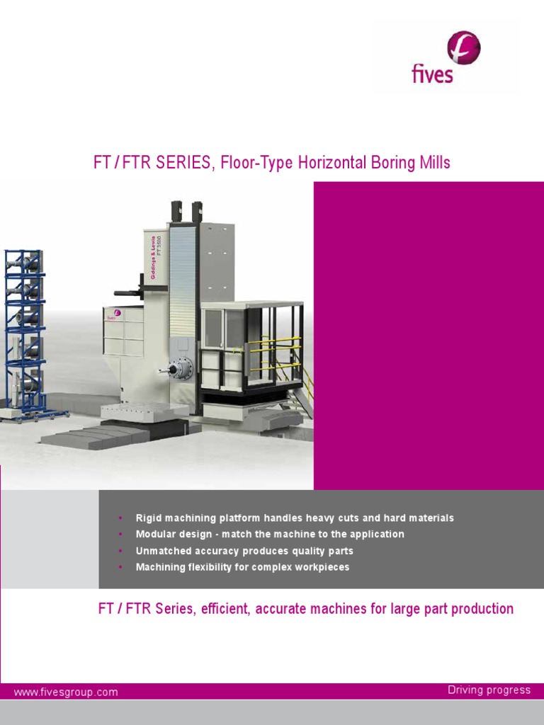 FT / FTR SERIES, Floor-Type Horizontal Boring Mills | PDF | Computers ...