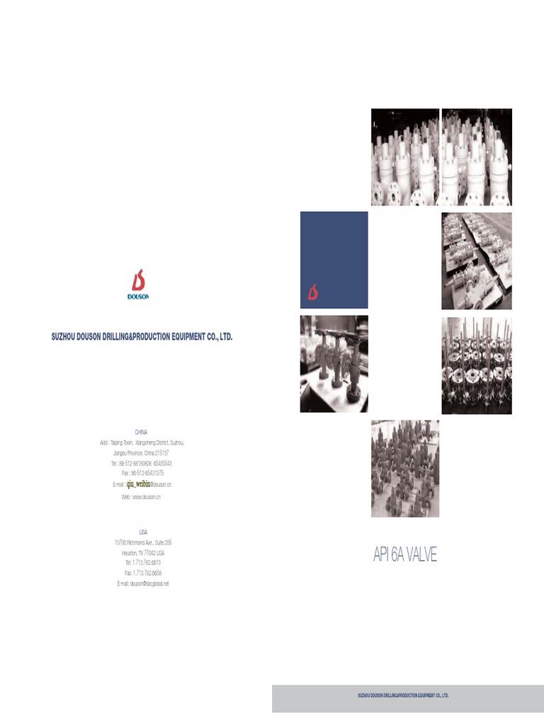 API 6A Gate Valve | PDF | Valve | Actuator