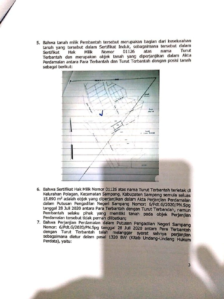 Gugatan Bantahan | PDF