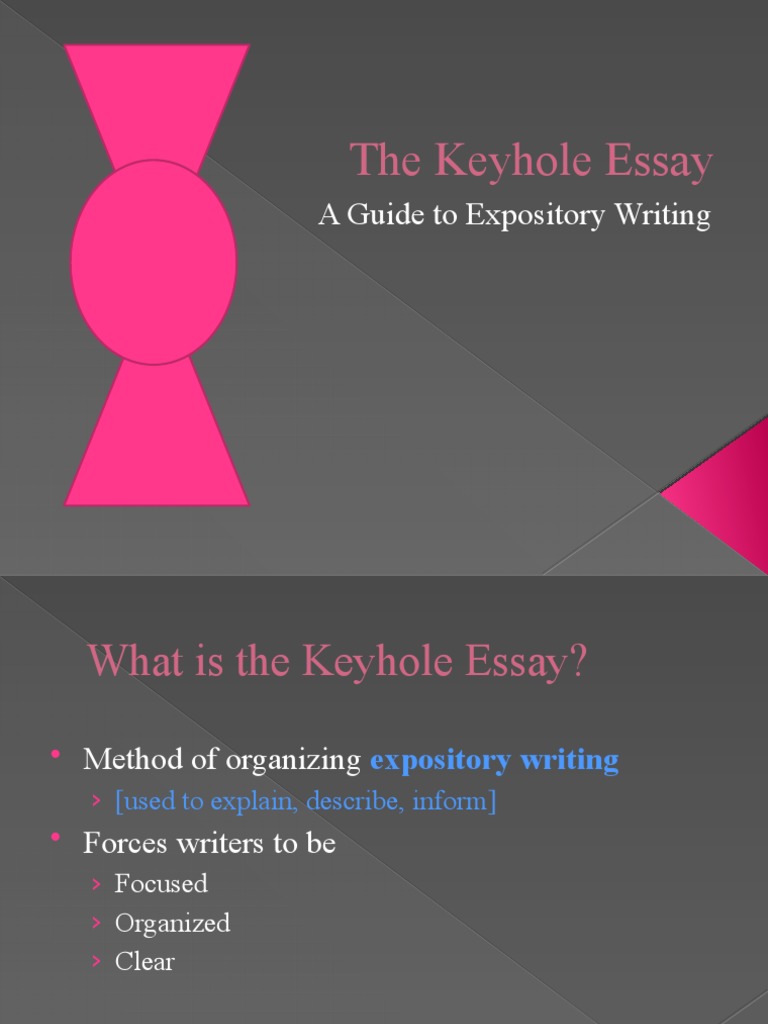 Keyhole Essay Structure Guide | PDF | Essays | Cognition