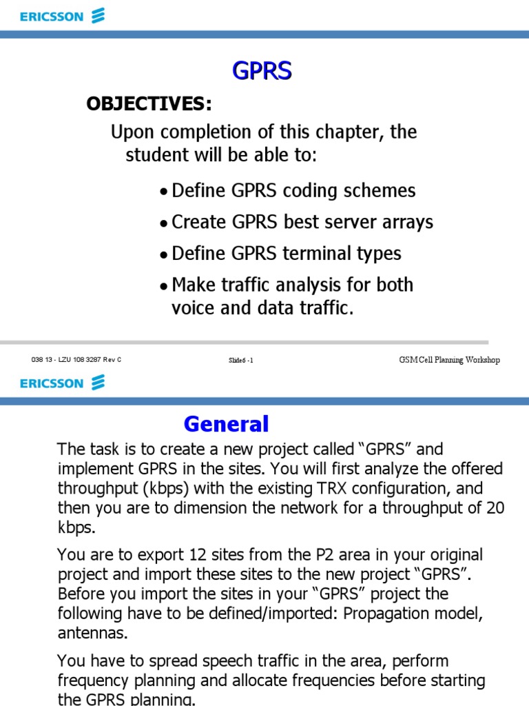 Ericsson - Cell Planning | Download Free PDF | General Packet Radio ...