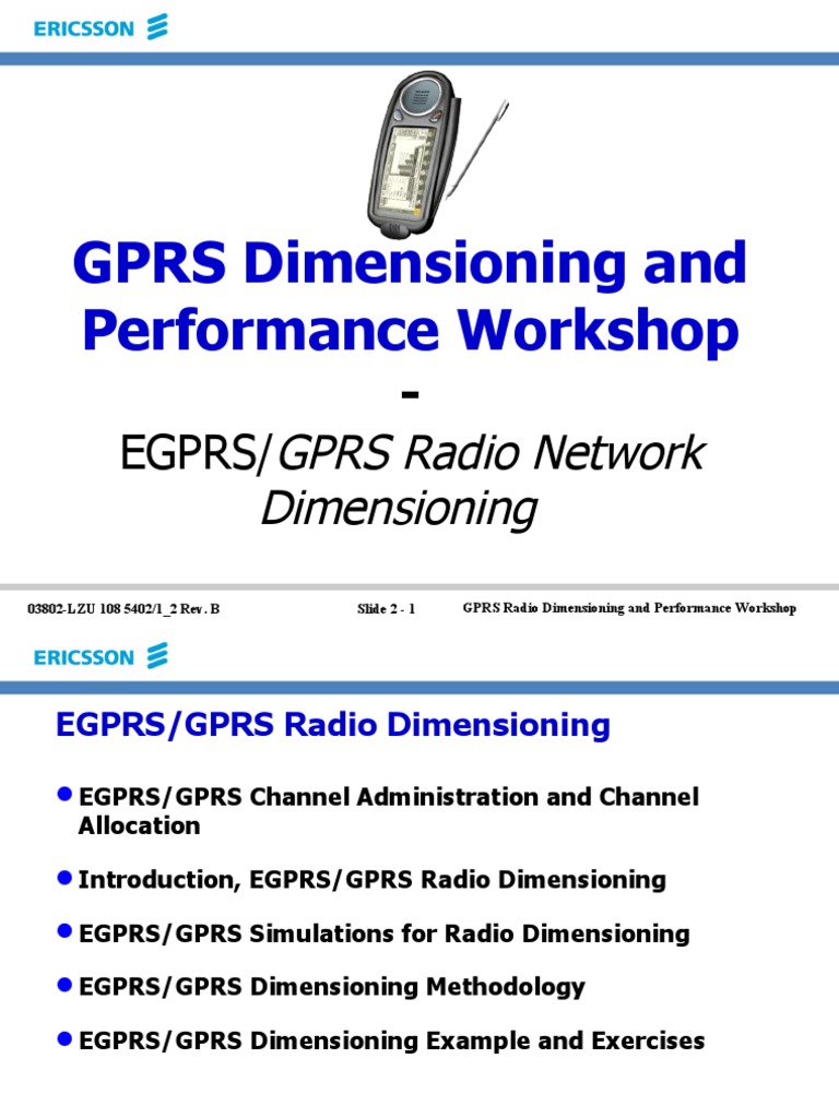 GPRS Dimensioning and Performance Workshop | PDF | General Packet Radio ...