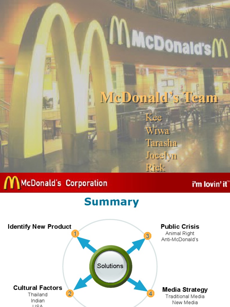 McDonalds Project | Download Free PDF | Mc Donald's | Market (Economics)