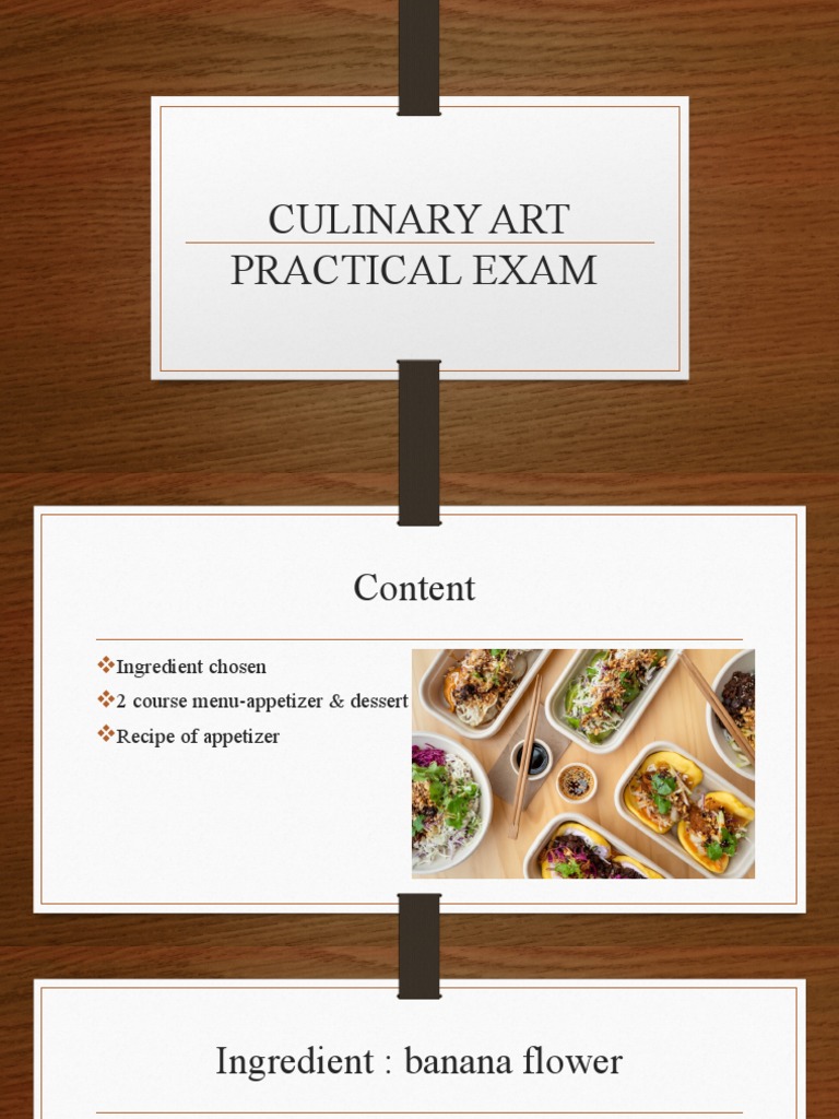 CULinary Art Practical | PDF | Bread Crumbs | Banana