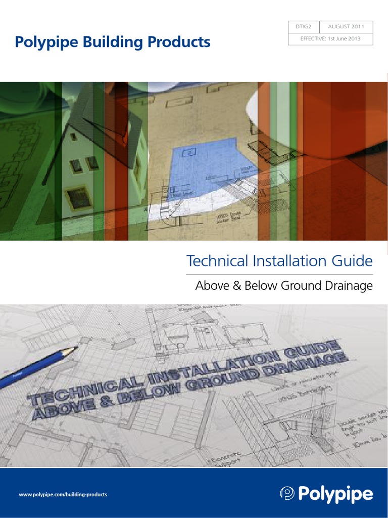 POLYPIPE Above and Below Ground Drainage - Technical Installation Guide | PDF | Ac Power Plugs ...