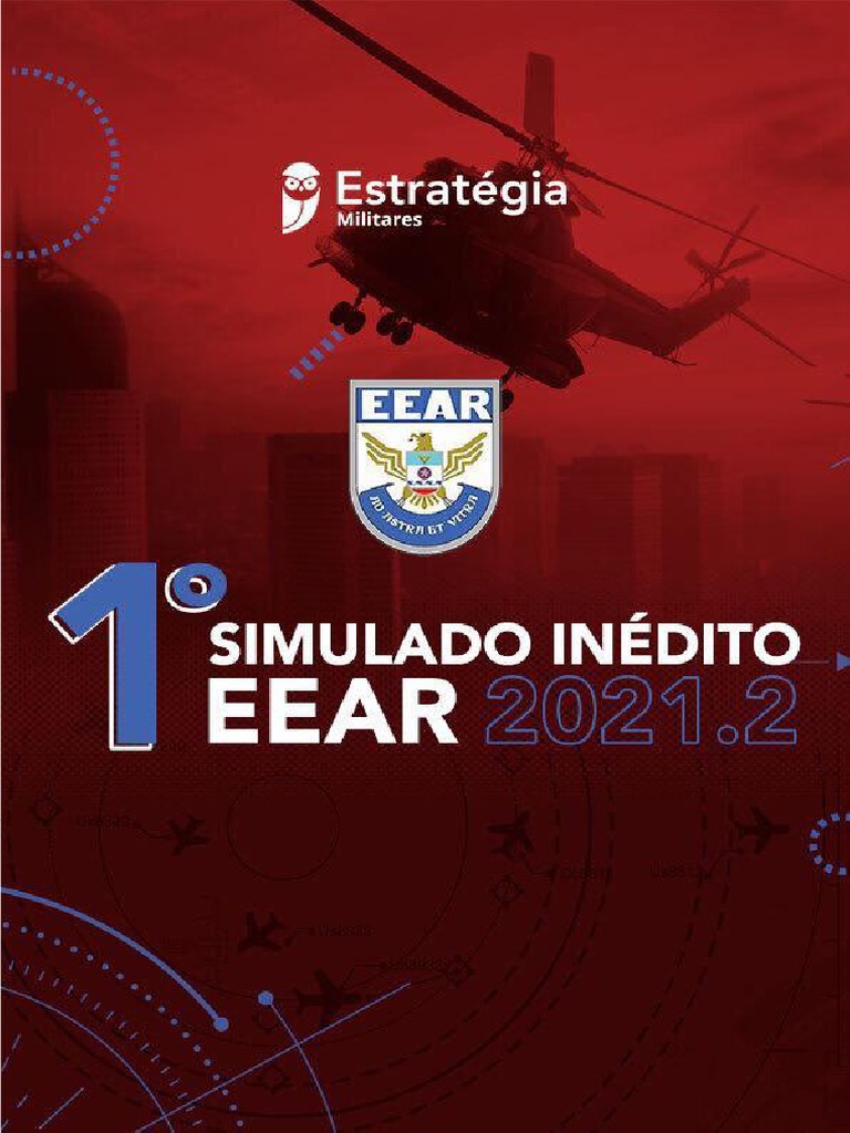 1° Simulado Eear - Estratégia | PDF | Círculo | Sintaxe