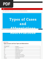 High Court Case Types and Their Full Forms | PDF | Taxes | Direct Tax