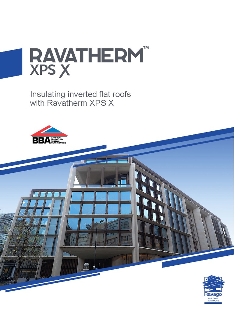 Final Ravatherm XPSX Insulating Inverted Flat Roofs | PDF | Roof ...