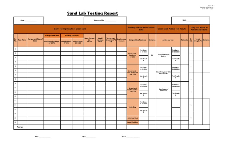 Sand Testing Report Rev01 New | PDF | Sand | Industrial Processes