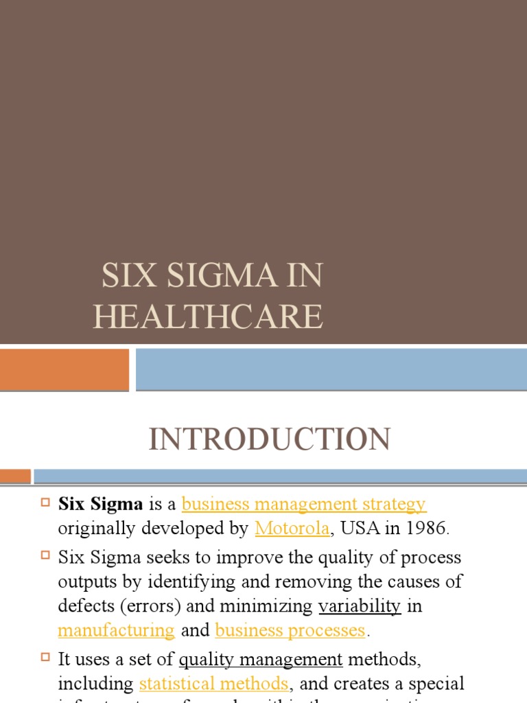 Lean Six Sigma | PDF | Six Sigma | Design For Six Sigma