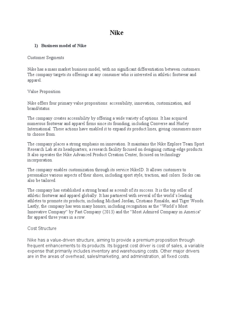 Nike's Customer-Focused Brand Reinforcement Strategy | PDF | Consumer ...