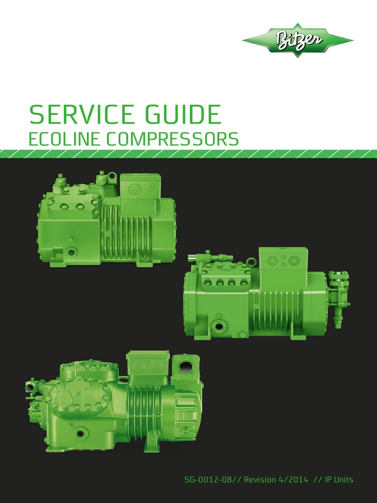 SG-0012-08 - Ecoline Service Guide | PDF | Evaporation | Gases