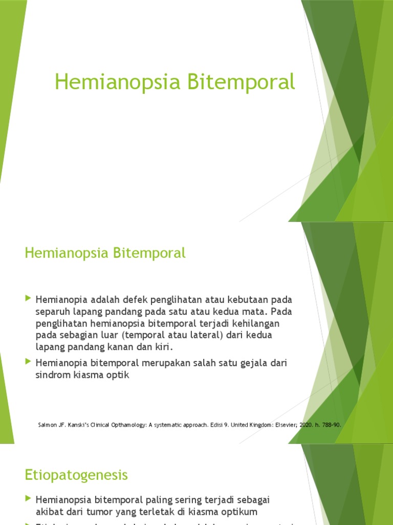 Hemianopsia Bitemporal | PDF