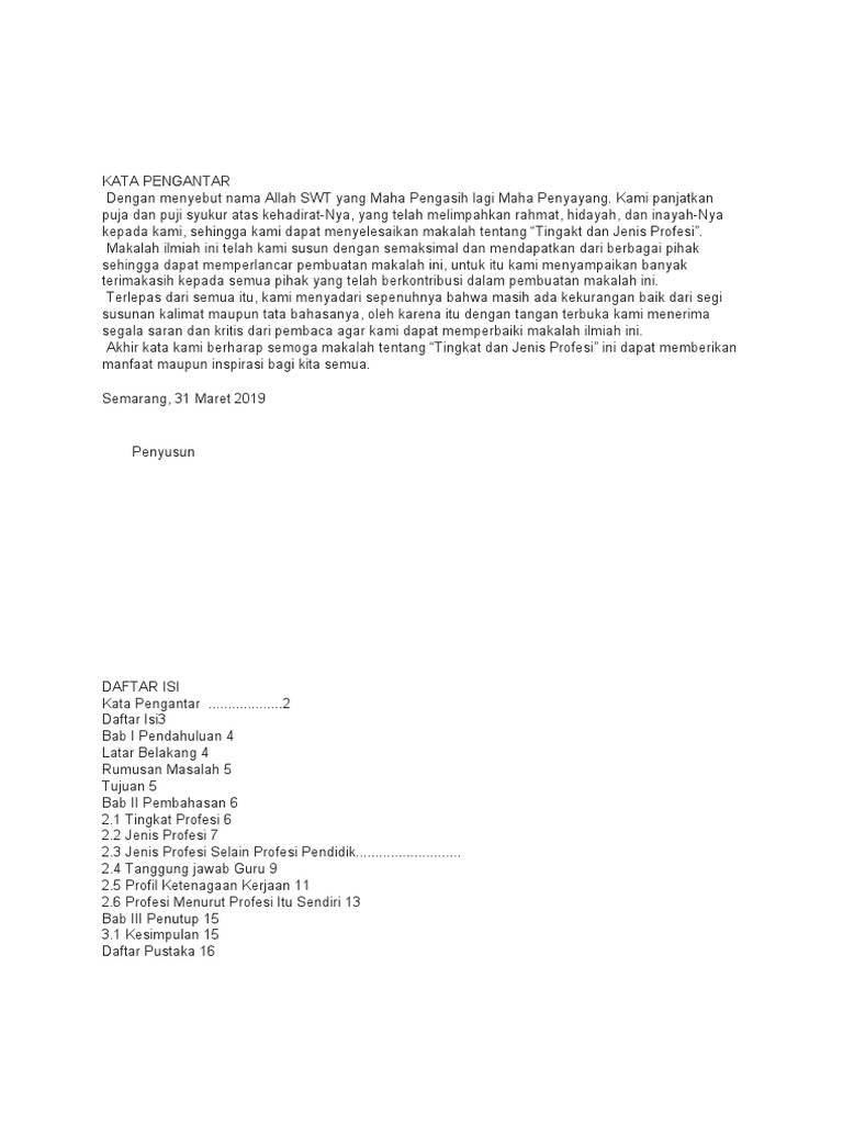 Profesi Kependidikan | PDF | Karier & Perkembangan