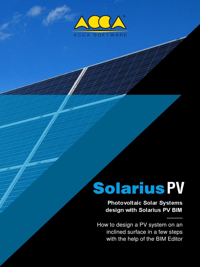 Solarius PV BIM: Inclined Surface PV Design | PDF | Photovoltaic System ...