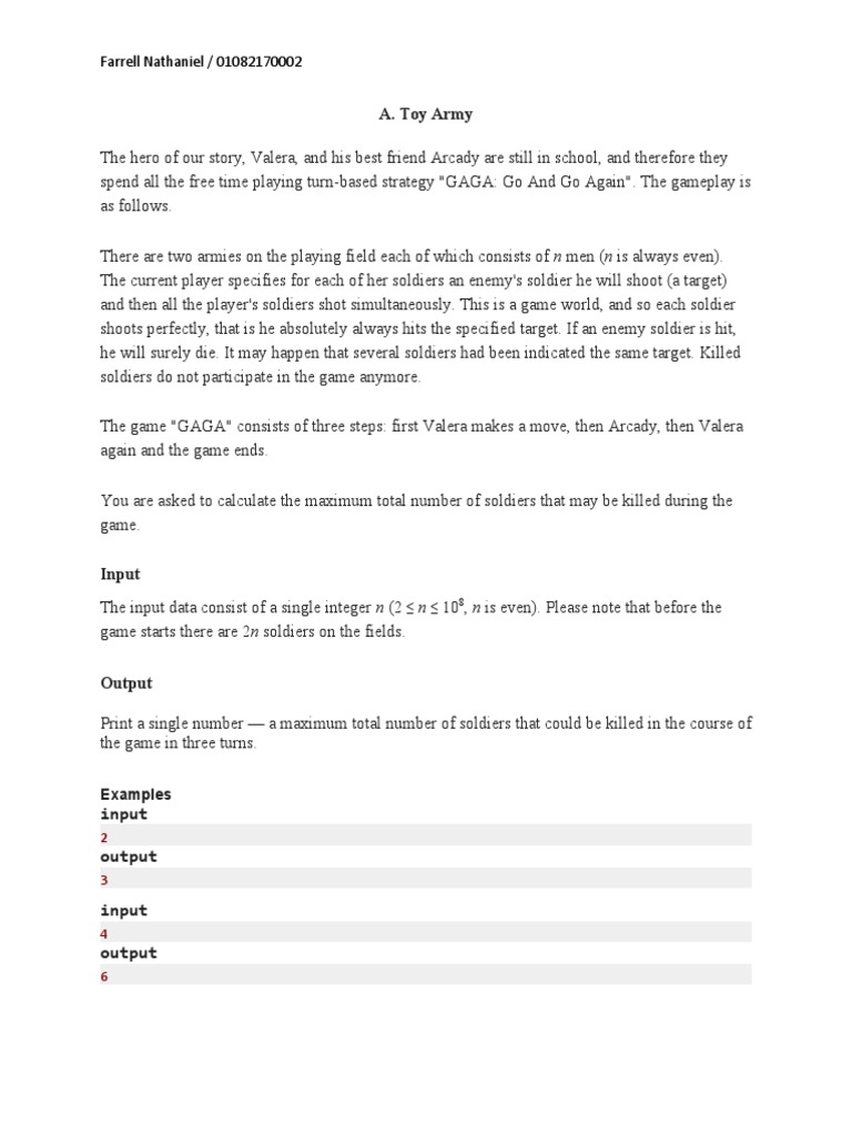 Codeforces Solving Number Theory 84a Pdf Computer Programming Computing