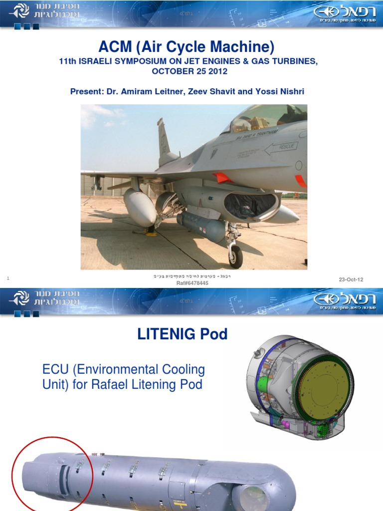 ACM) Air Cycle Machine) | PDF | Gas Turbine | Air Conditioning