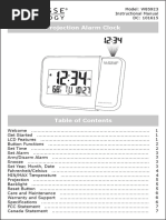 Ultronic Clock CL-266 - Instructions | PDF | Clock | Time