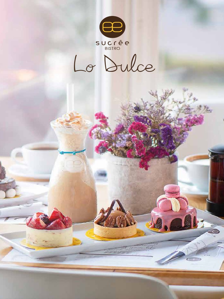 Menu Dulce PW | PDF | Macarrón | Tarta de queso