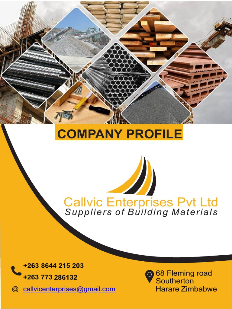Building Materials Supplier Profile | PDF | Business | Economies