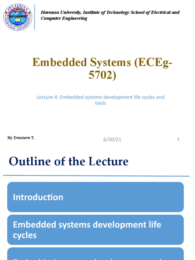 Embedded Systems (Eceg-5702) : Hawassa University, Institute of ...