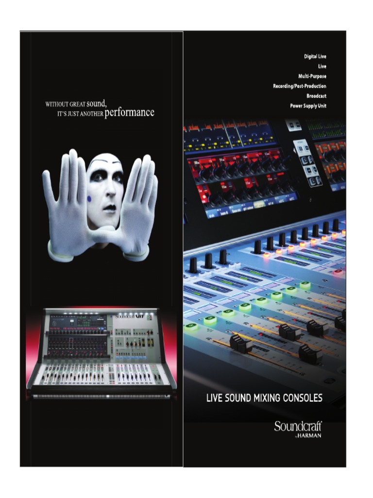 9 Soundcraft Catalog | PDF | Sound Production | Signal Processing