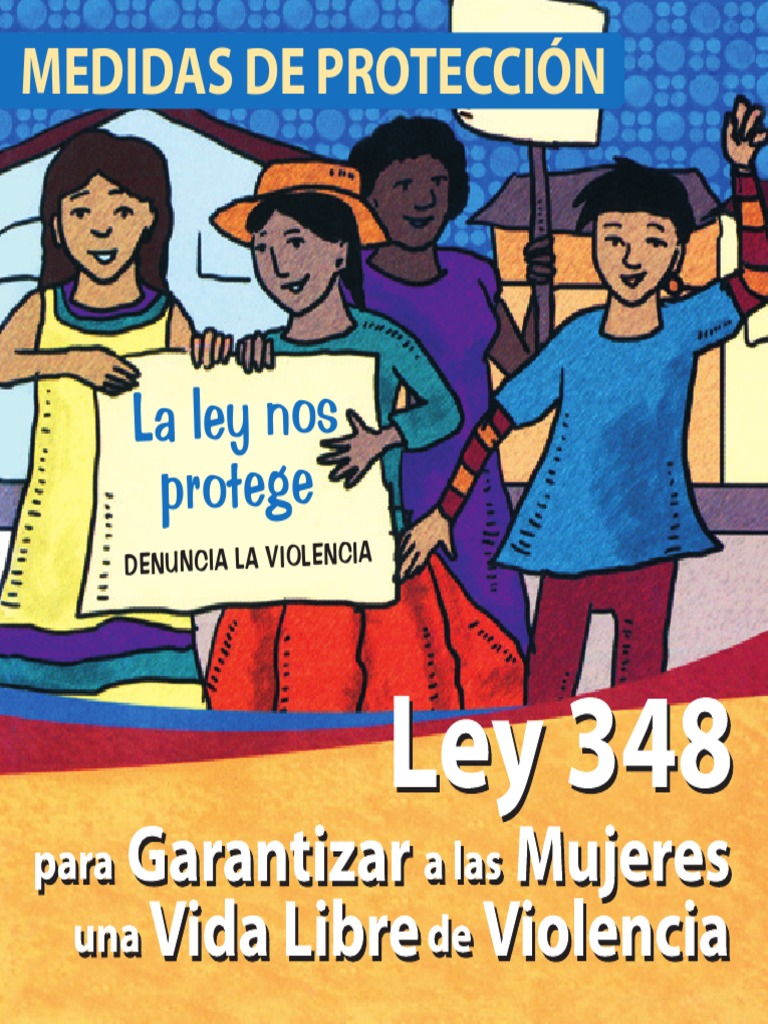 Cartilla Ley 348 Medidas de Protección | PDF | La violencia contra las mujeres | Adopción