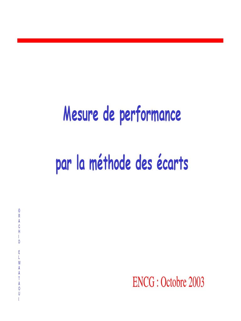 Mesure de Performance | PDF | Budget | Business