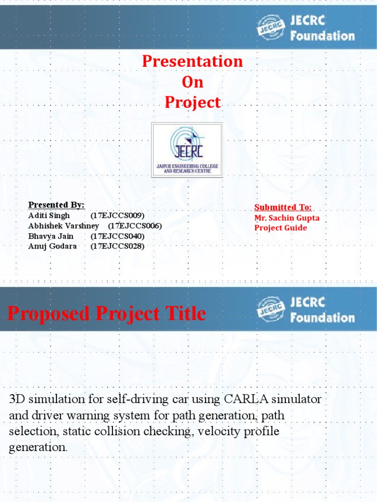 Presentation On Project: Presented by | Download Free PDF | Computer ...