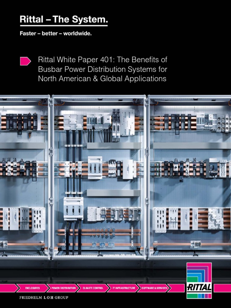 SI WP Rittal Busbar Power Distribution | PDF | Electrical Wiring | Fuse ...
