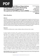 General Self Efficacy Schwarzer Gses | PDF | Self Efficacy | Psychology