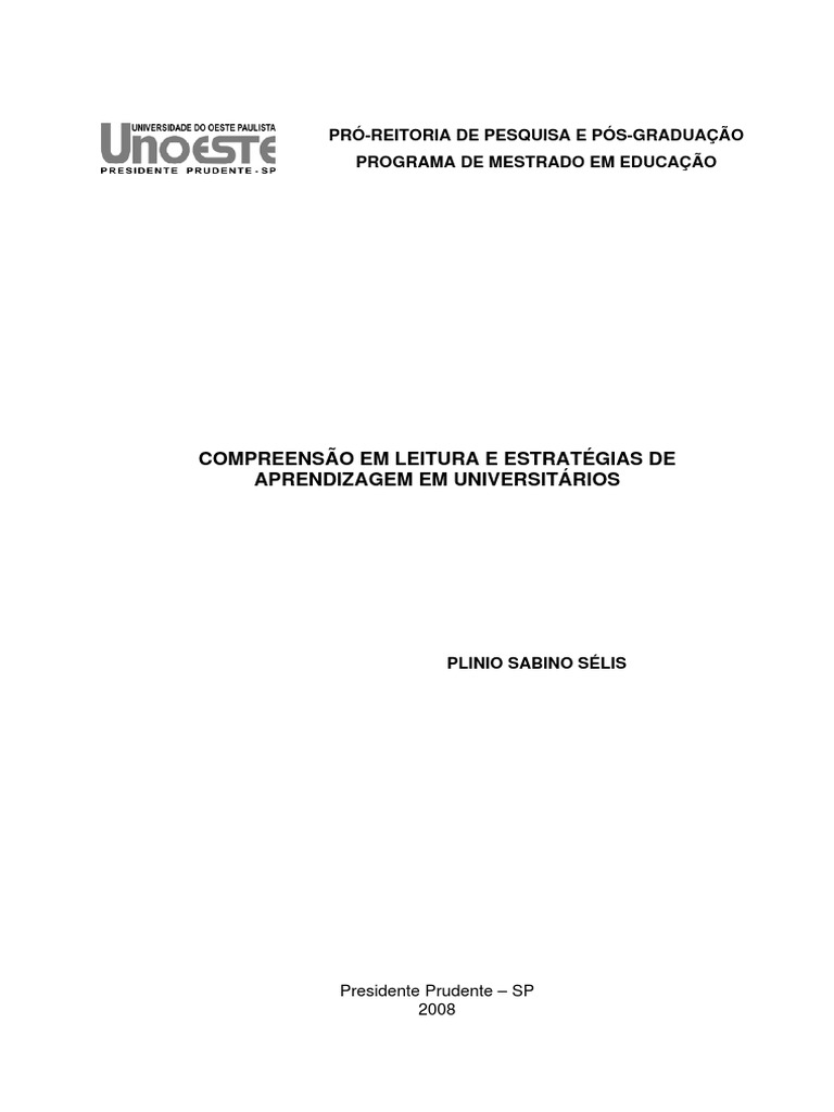 Eavap Ef | PDF | Aprendizado | Ensino Superior