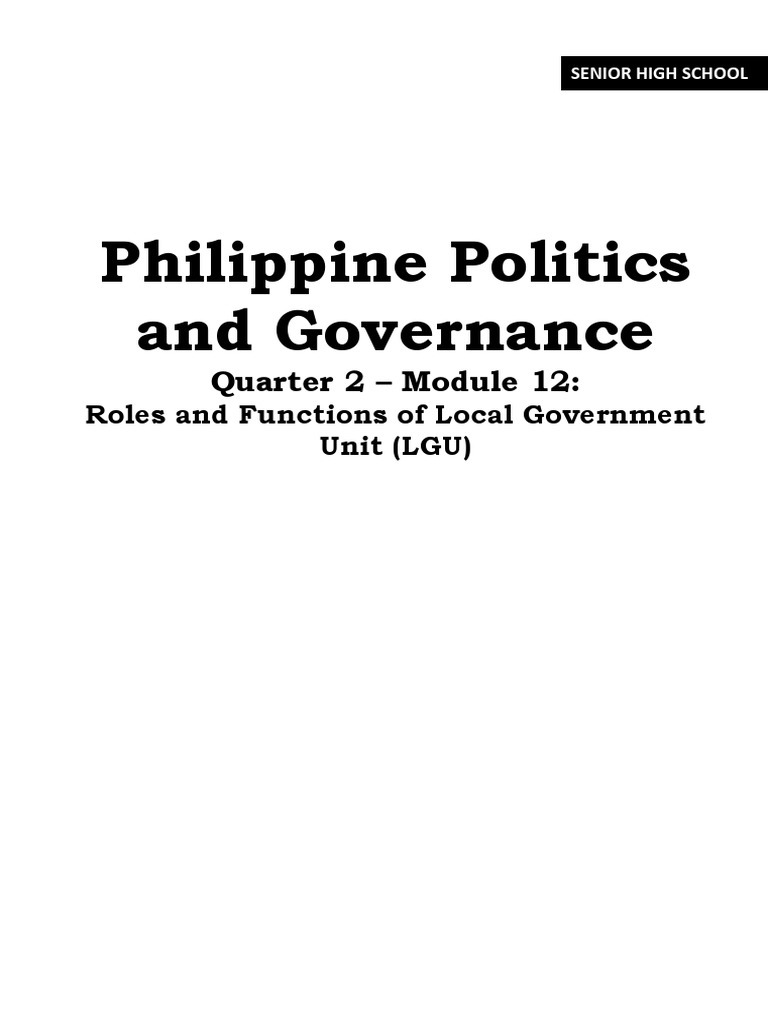 Understanding the Vital Roles and Functions of Local Government Units ...