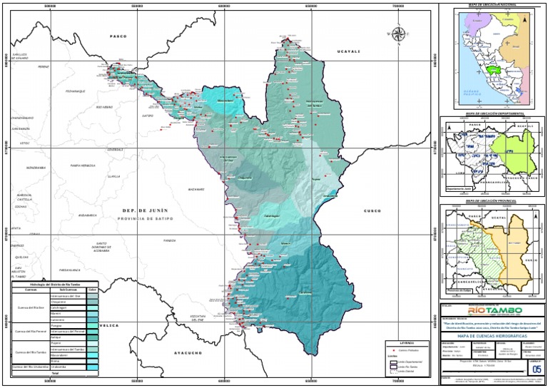 05 - Mapa de Cuencas Hidrográficas | PDF | América del Sur | Perú