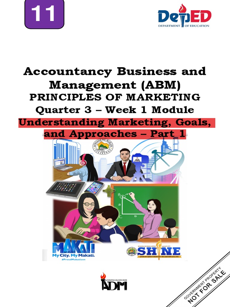 Principles of Marketing - Quarter 3 - Module 1 (For Print) | PDF ...
