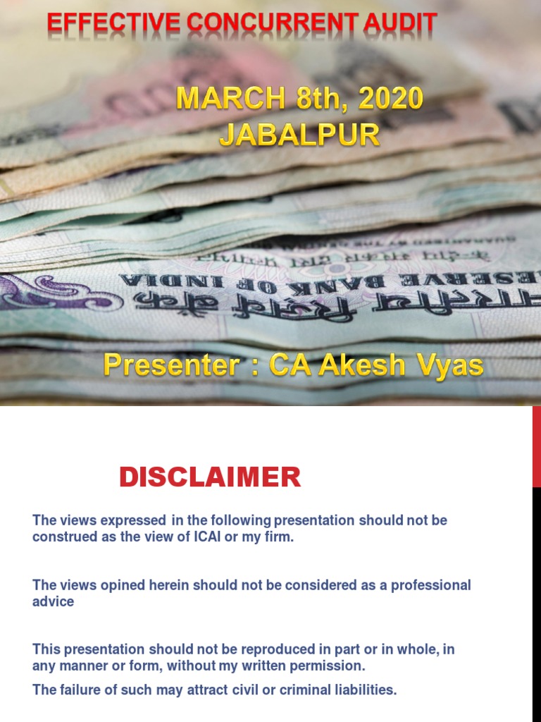 Effective Concurrent Audit | PDF | Credit | Finance & Money Management