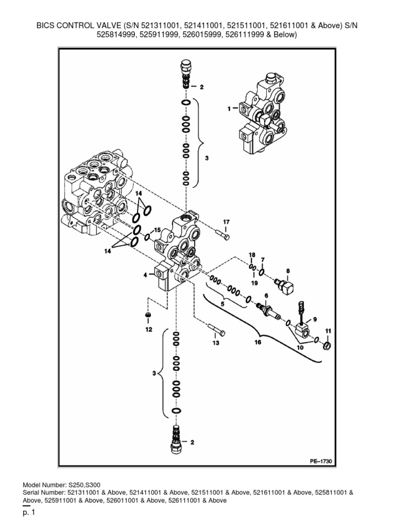 BICS Control Valve Parts Overview | PDF