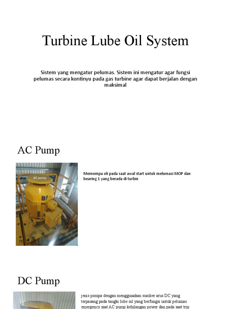 Gas Turbine Lube Oil System Pdf at Alicia Finch blog