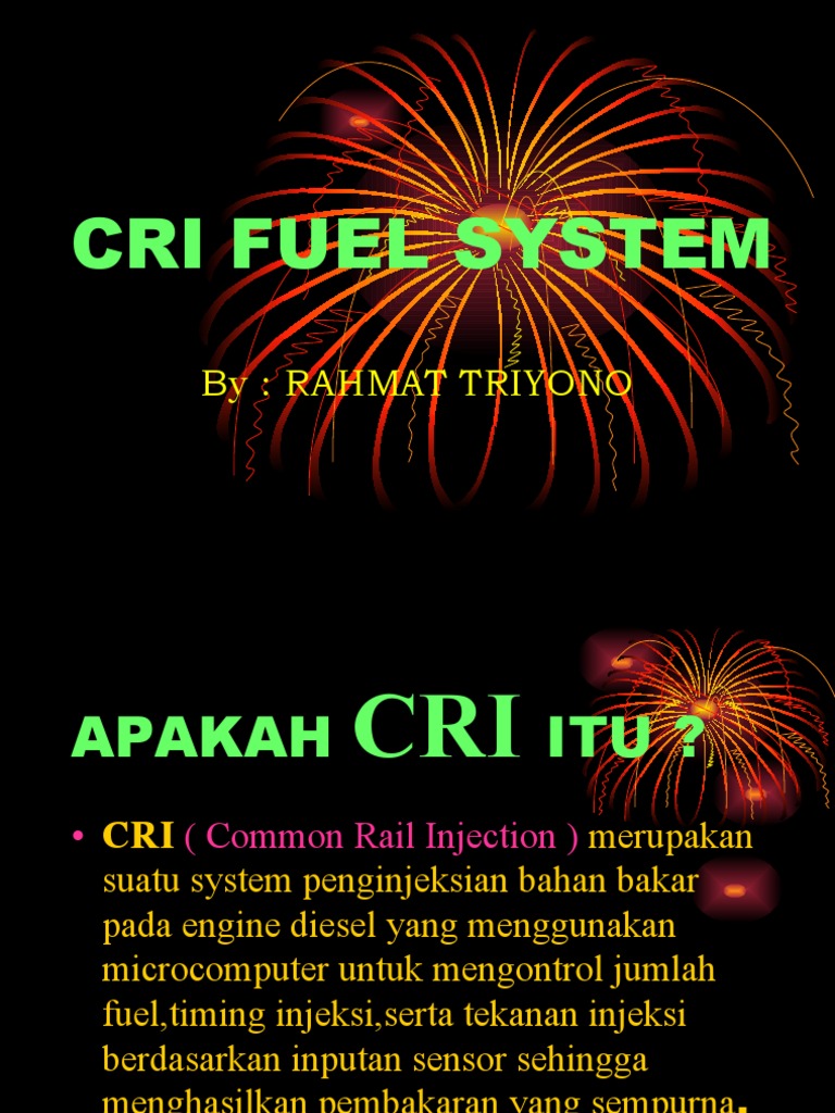 Cri Fuel System | PDF