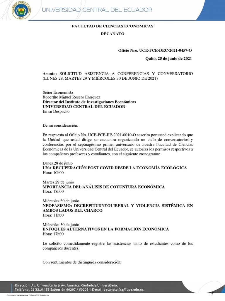 Uce Fce Dec 2021 0457 o | PDF | Economias | Ciencias económicas
