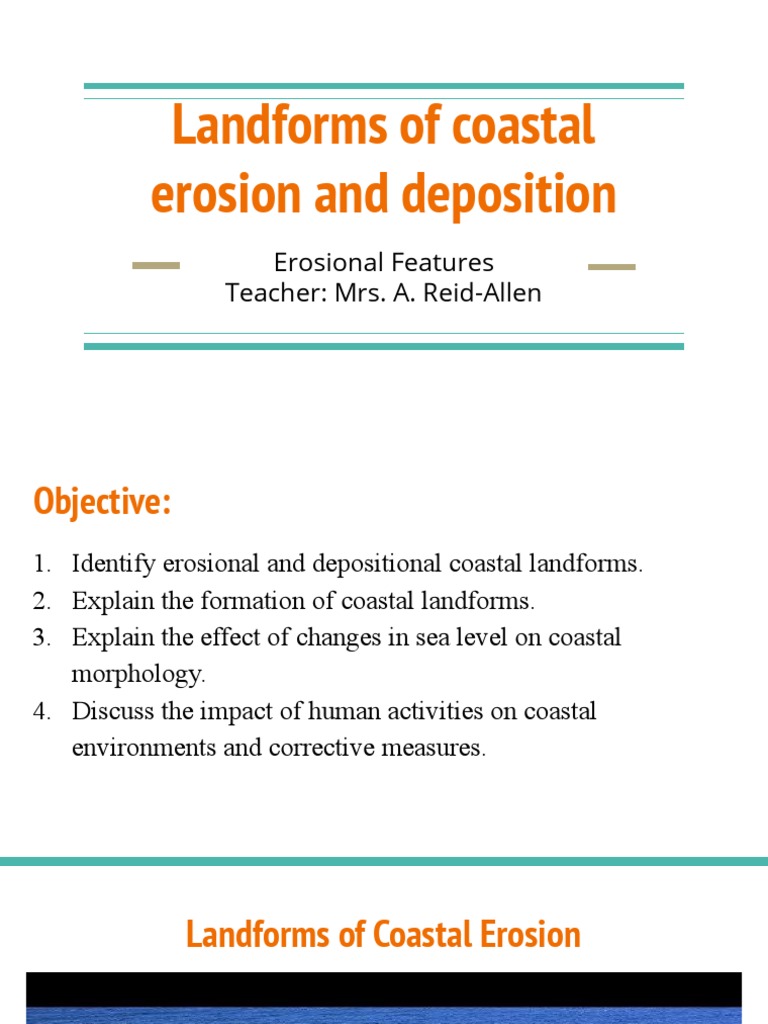 Landforms of Coastal Erosion and Deposition | Beach | Shoal