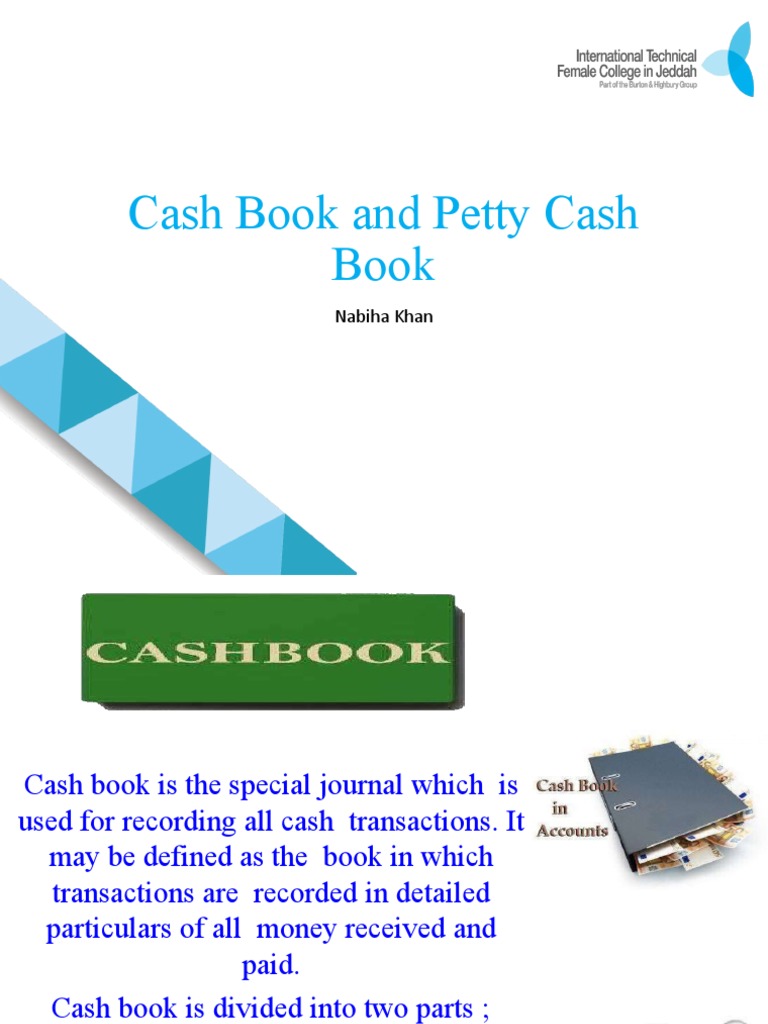 CashBook and Petty CashBook | PDF | Bookkeeping | Debits And Credits