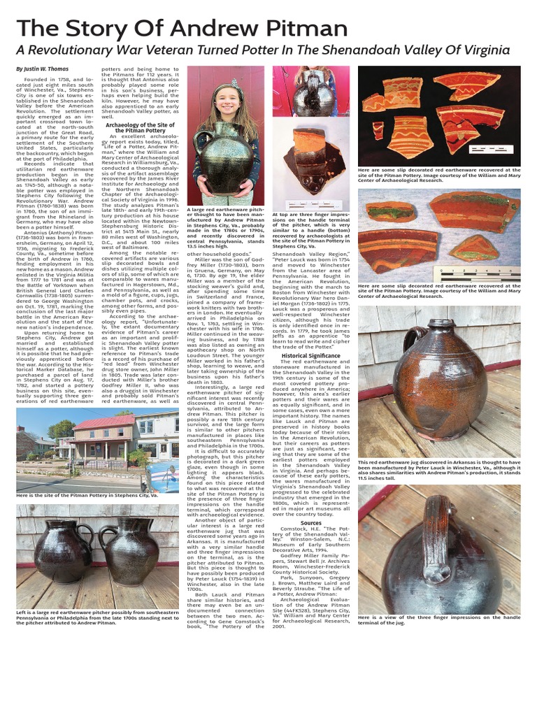 Andrew Pitman Article For AAN July 2, 2021 | PDF | Pottery | Ceramic Art