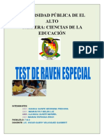 FICHA TÉCNICA Test Raven | PDF