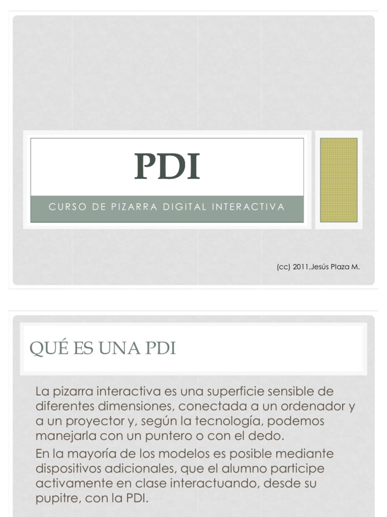 Presentacion PDI | PDF | Tecnología digital | Tecnología de información ...