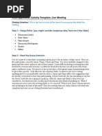 Small Group Analysis | PDF | Norm (Social) | Leadership