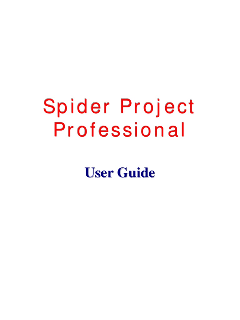 Spider Project Guide | PDF